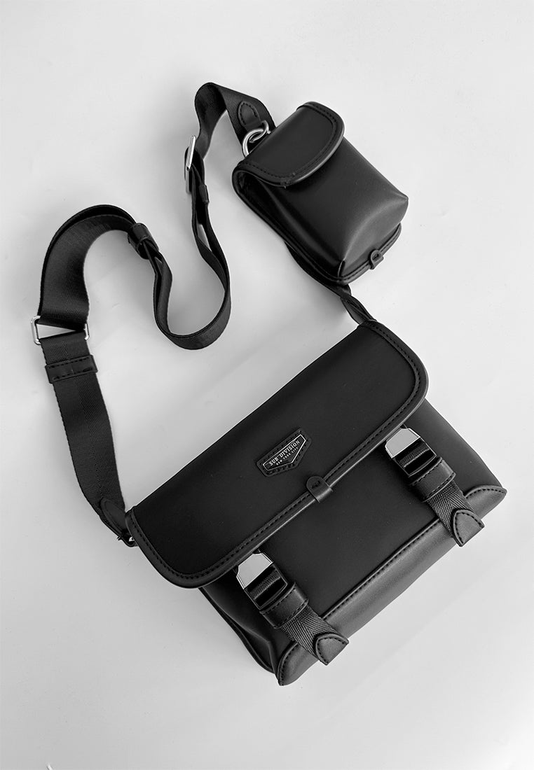 SUB DIVISION Sling Bag - Black - 310002 – SUB Apparel Online Store