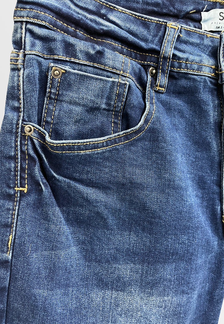 Men Short Jeans - Dark Blue - M3M808 – SUB Apparel Online Store